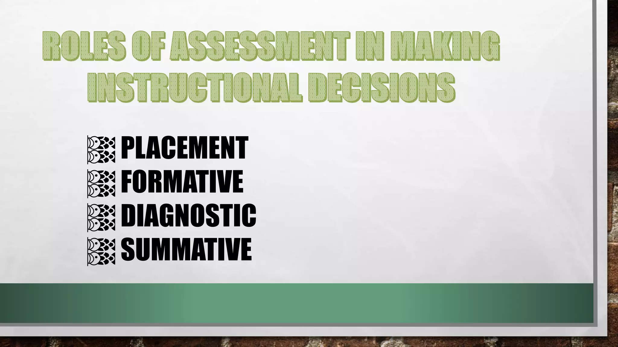 Assessment of Student Learning | PPTX