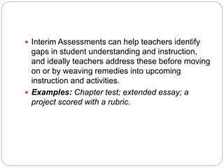 Assessment in Education | PPTX