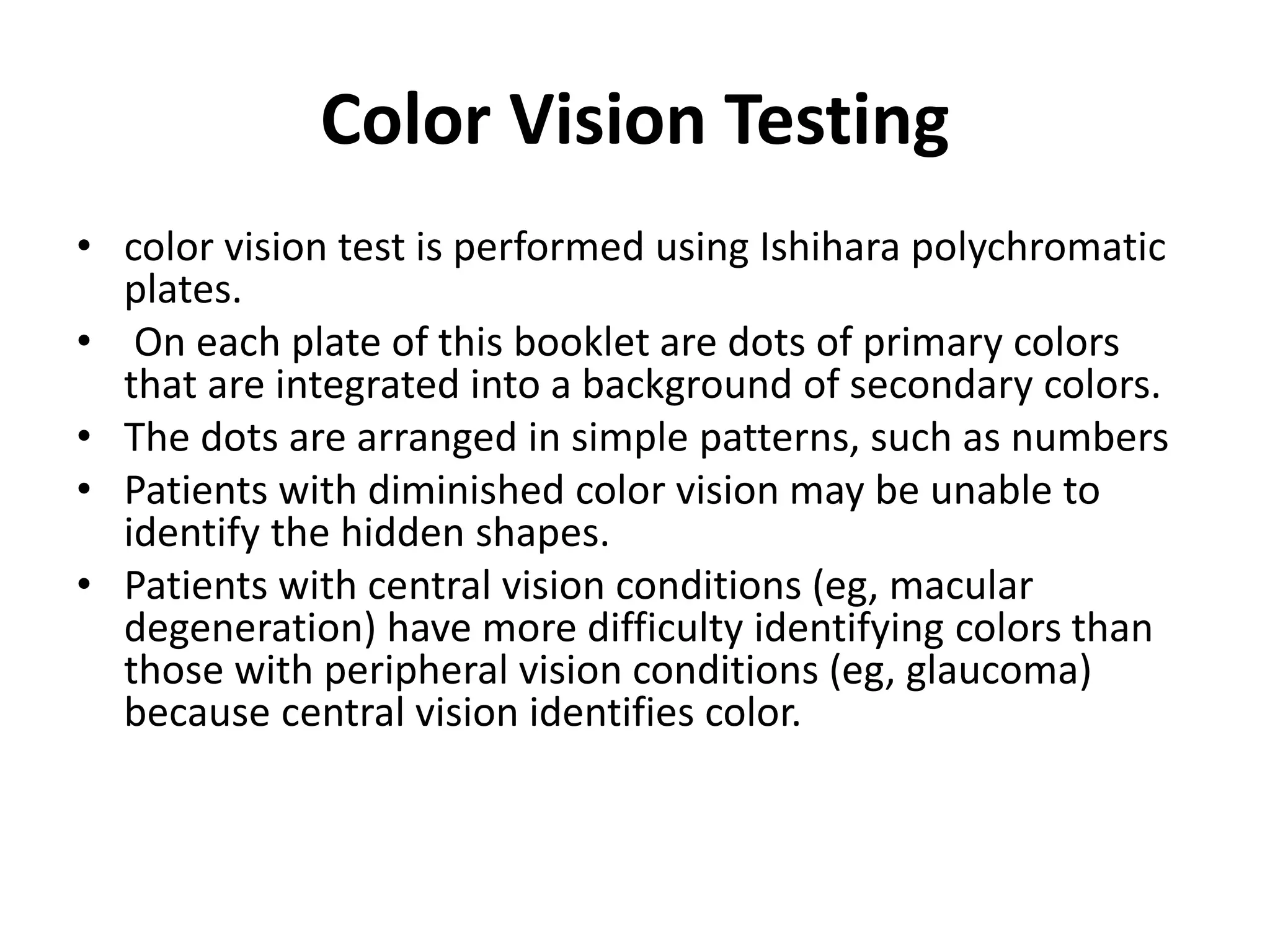 EYE Assessment | PPTX