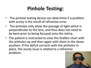 EYE Assessment | PPT