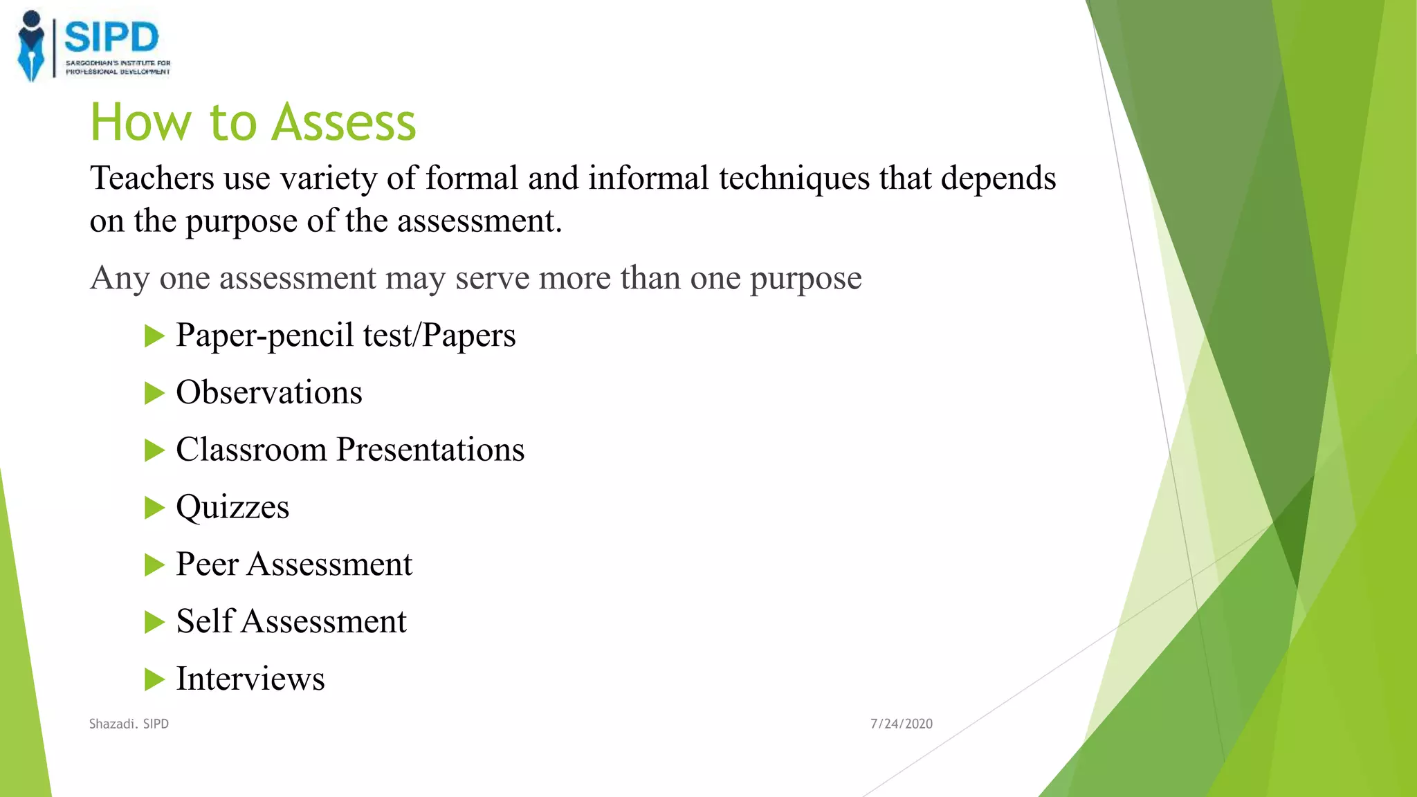 Unlocking Assessment | PPTX