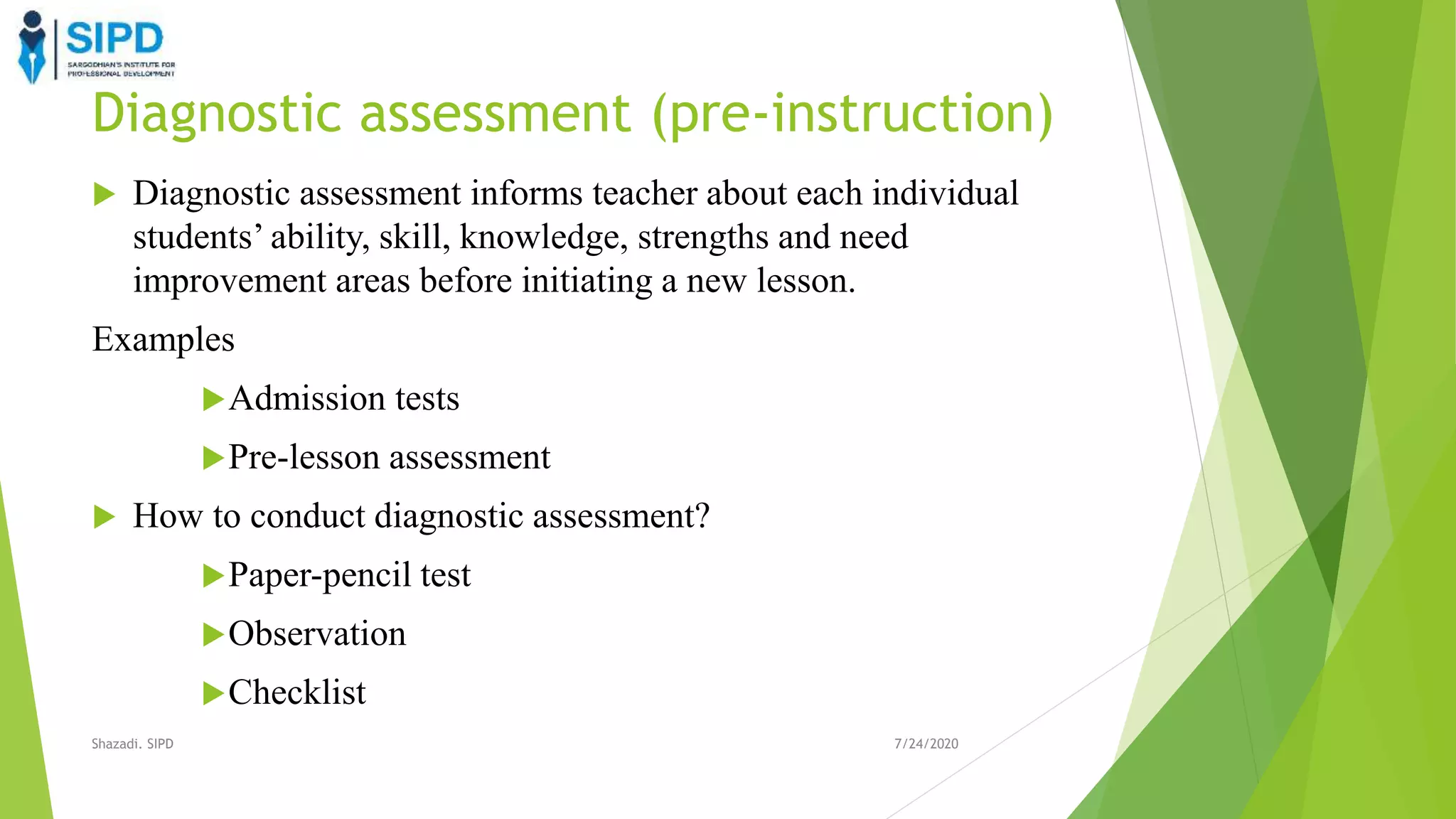Unlocking Assessment | PPTX