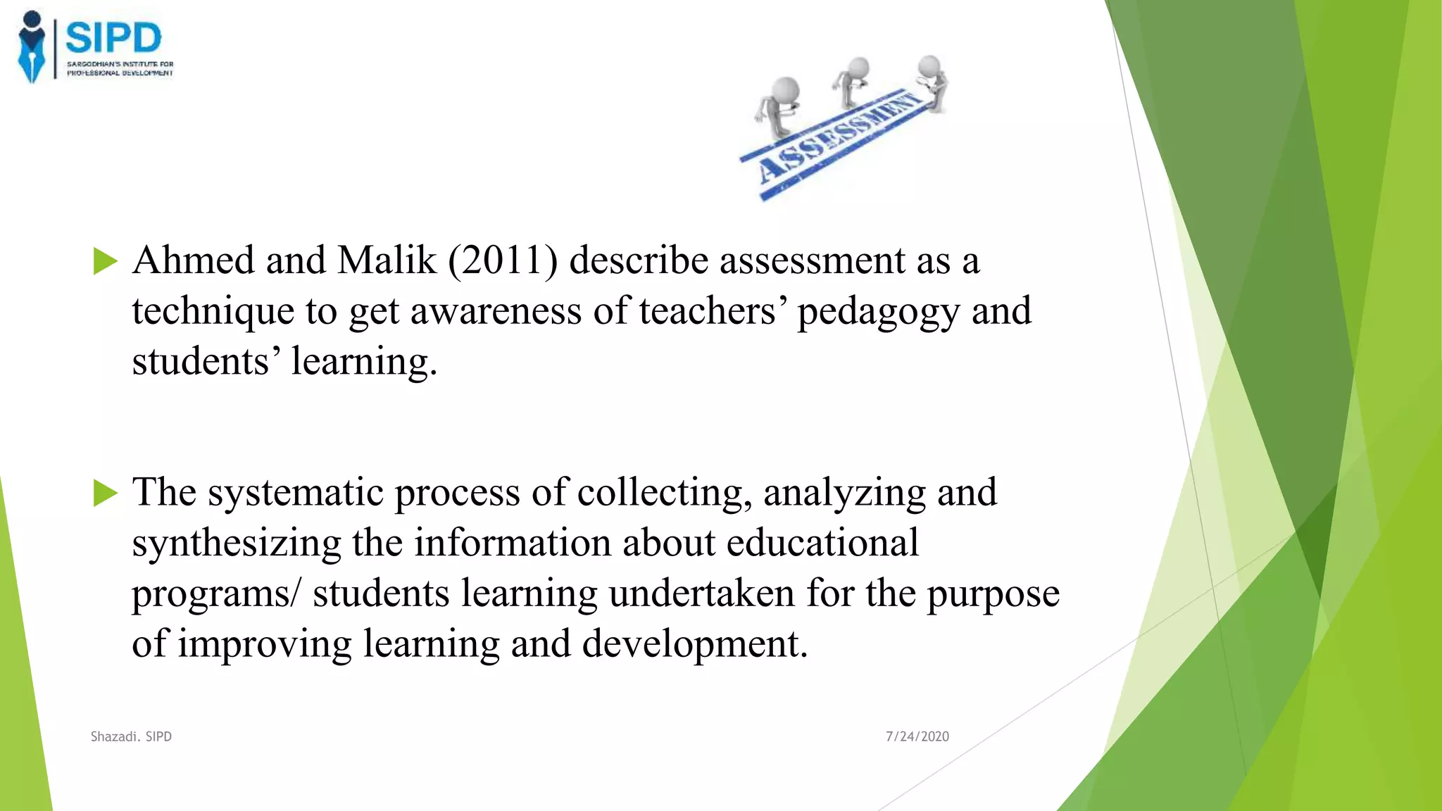 Unlocking Assessment | PPTX