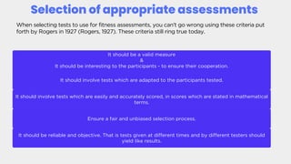 Assessment and testing for sports players | PDF