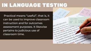 Types of Assessment for Language Learners | PPTX