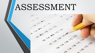 ASSESSMENT.pptx Steps to assess students assignments | PPTX