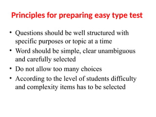 ASSESSMENT TOOLS- ESSAY TYPE QUESTION, CHECKLIST, RATING SCALE.pptx