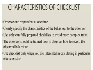 ASSESSMENT TOOLS- ESSAY TYPE QUESTION, CHECKLIST, RATING SCALE.pptx