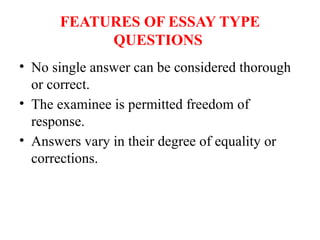 ASSESSMENT TOOLS- ESSAY TYPE QUESTION, CHECKLIST, RATING SCALE.pptx