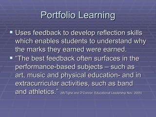Assessment and Learning - Importance of Feedback | PPT