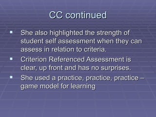 Assessment and Learning - Importance of Feedback | PPT