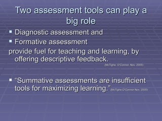 Assessment and Learning - Importance of Feedback | PPT