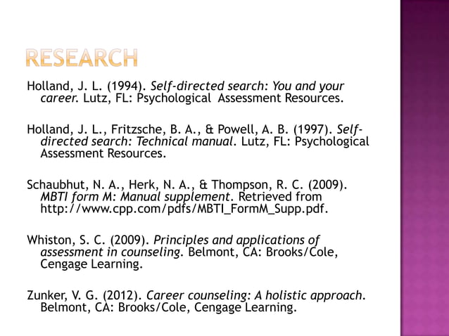 Assessment.career case study | PPT | Free Download