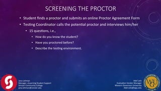 Assessment Delivery and Proctoring | PPT | Free Download