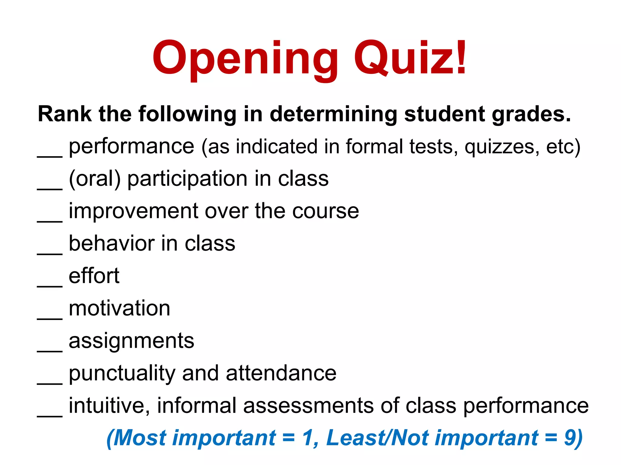 Assessment in language learning classrooms: More questions than answers | PPT