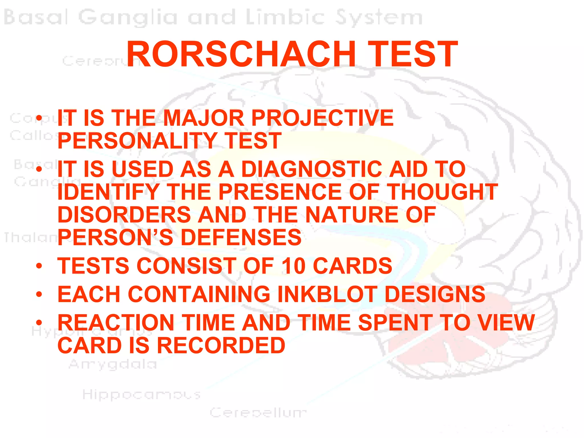 Assessment of personality and intelligence | PPT | Brain and Nervous ...