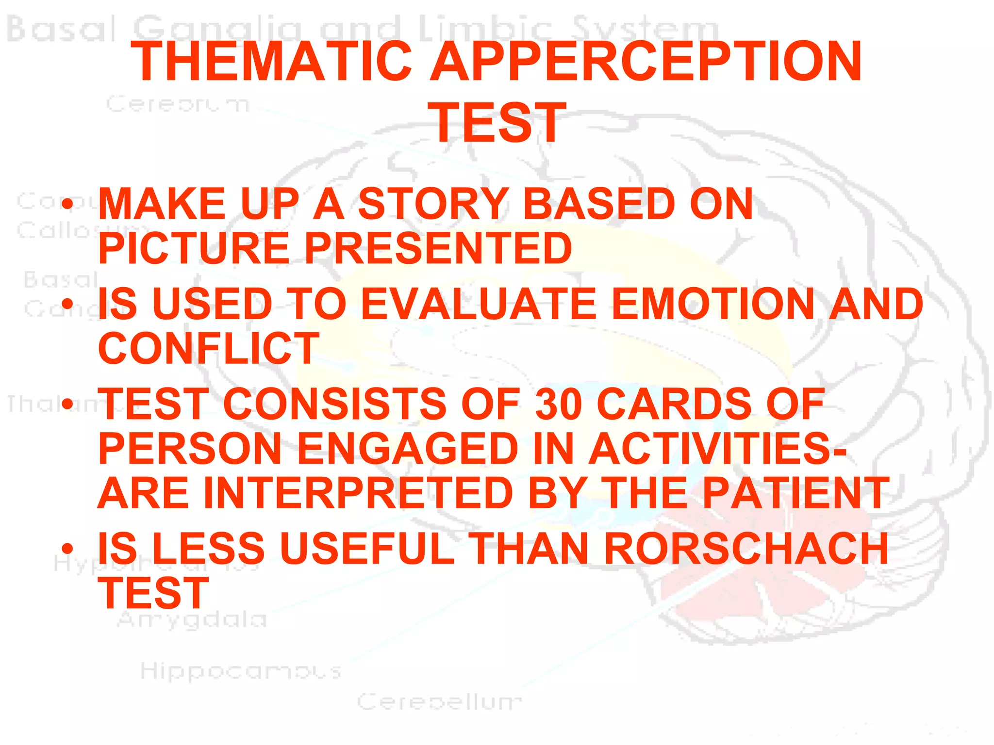 Assessment of personality and intelligence | PPT