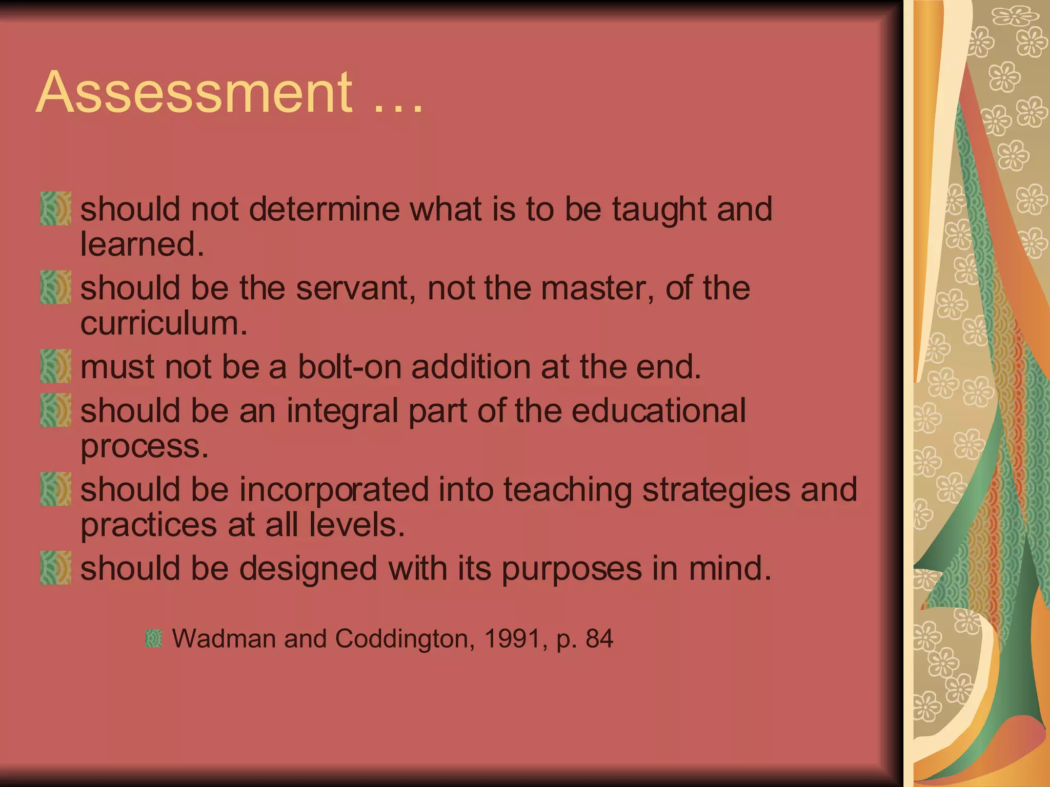 Assessment For Learning | PPT