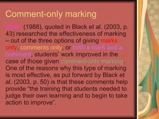 Assessment For Learning | PPT