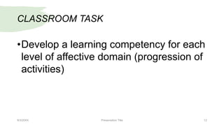 Assessment-in--Affective-Domain (1).pptx | Educational Assessment ...