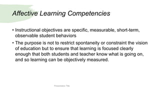 Assessment-in--Affective-Domain (1).pptx | Educational Assessment ...