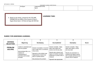 Assessment Learning Competencies | DOC