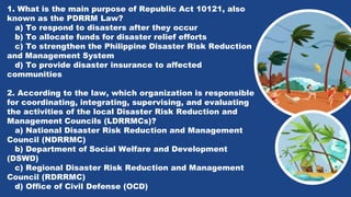 ASSESSMENT-LESSON 8.pptx | Disasters