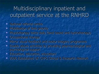 Assessment Of Complex Regional Pain Syndrome Dr Candy Mccabe | PPT