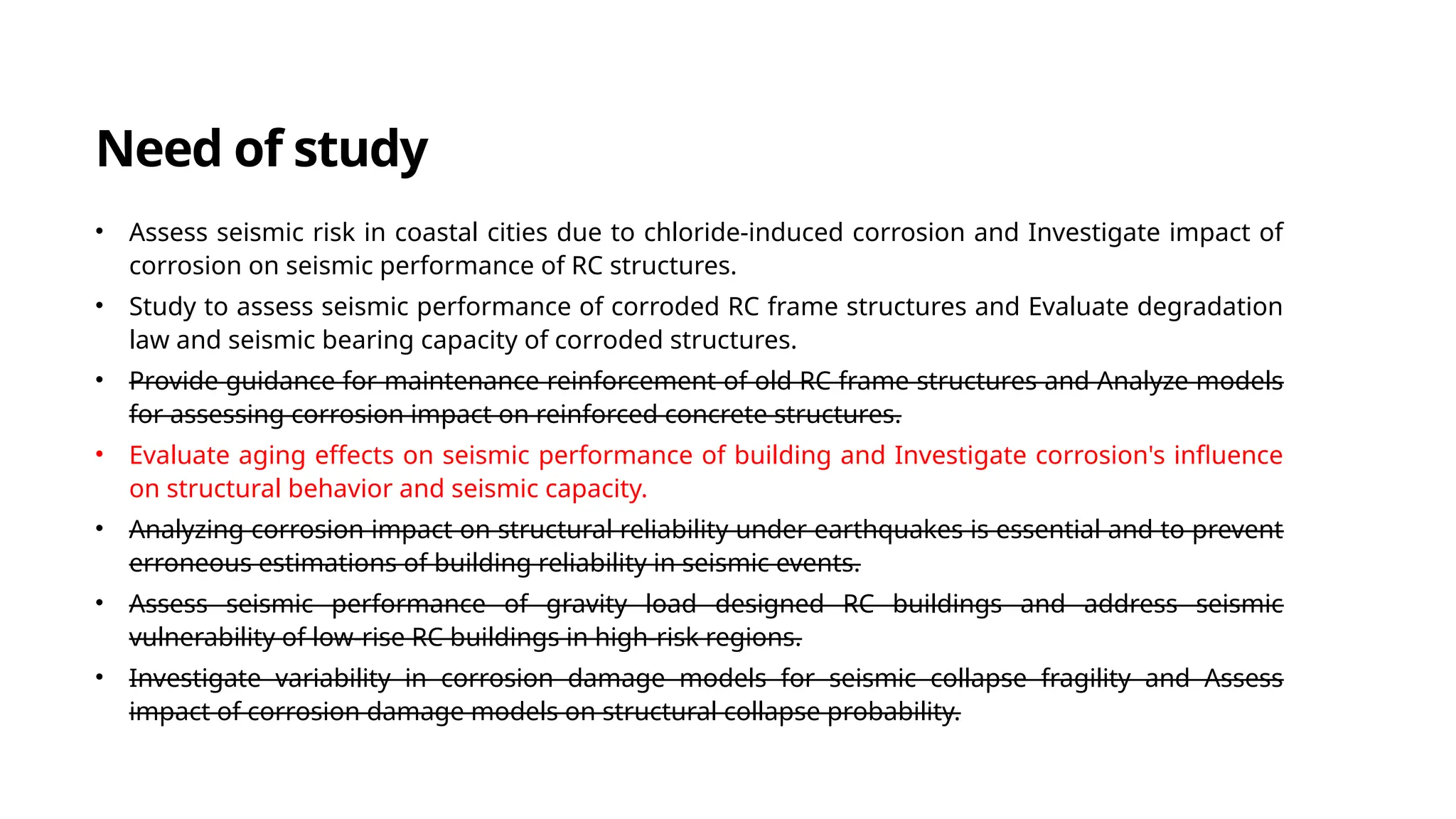 Assessment Of Corroded Reinforced Concrete Frame Buildings Pptx