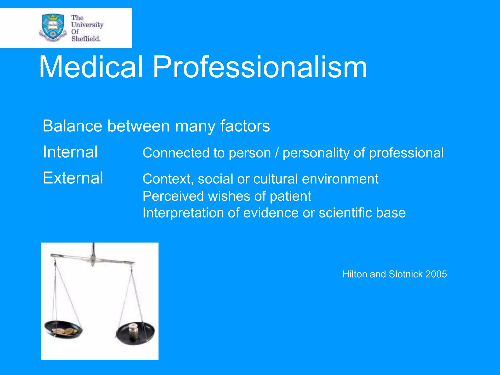 Assessment of Professionalism in Dental Education | PPTX