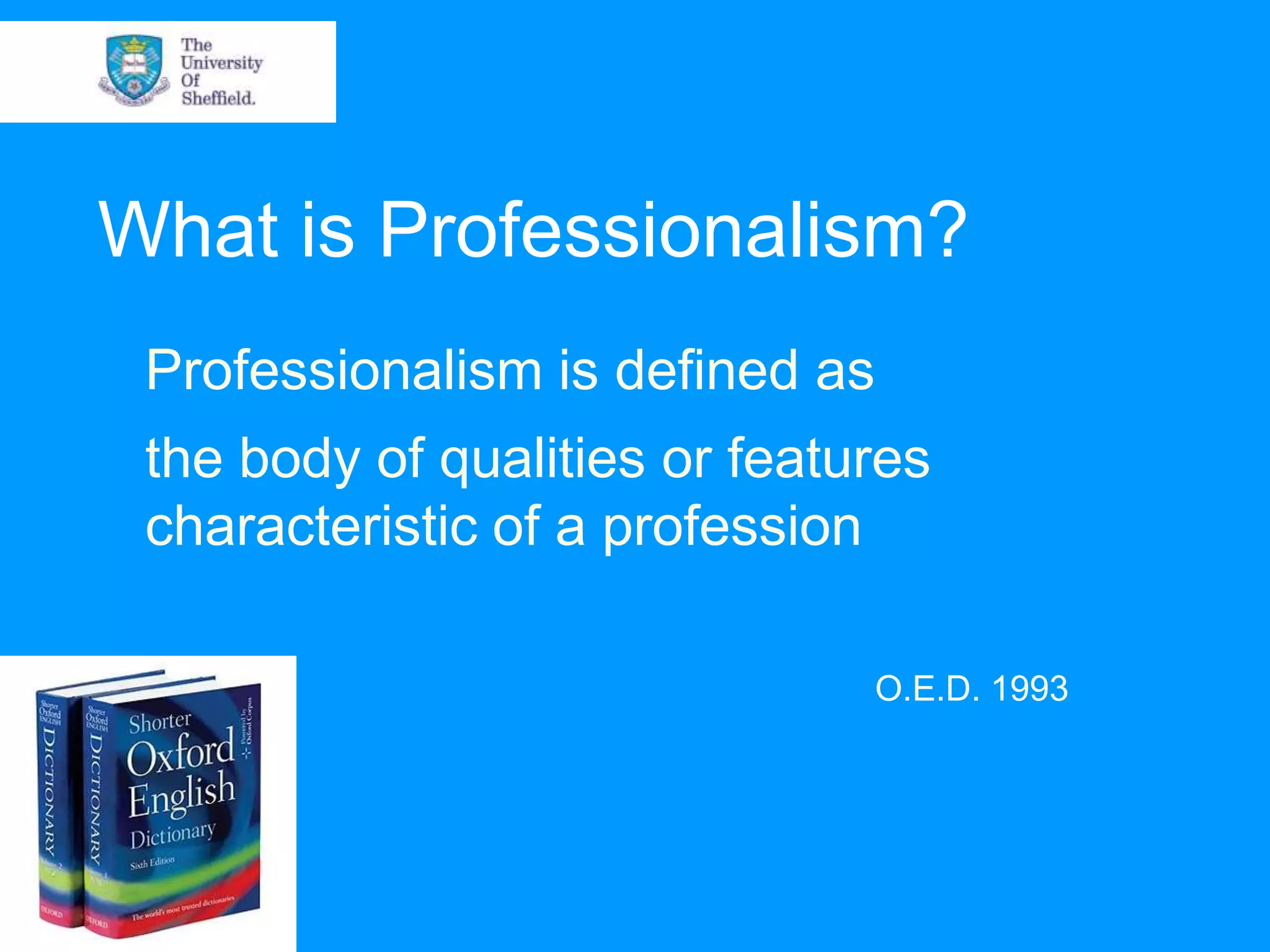 Assessment of Professionalism in Dental Education | PPTX