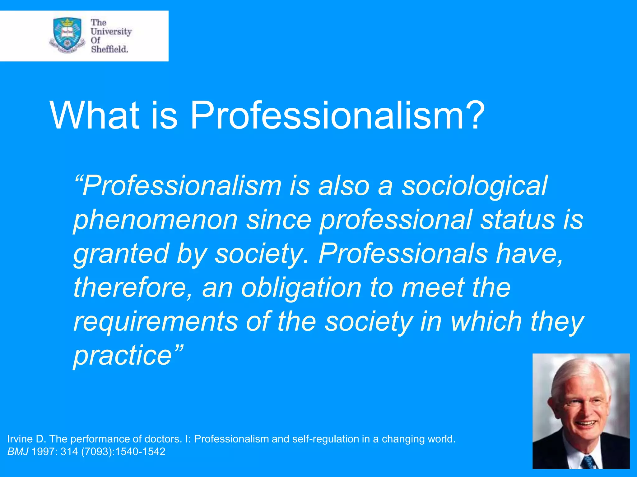 Assessment of Professionalism in Dental Education | PPTX