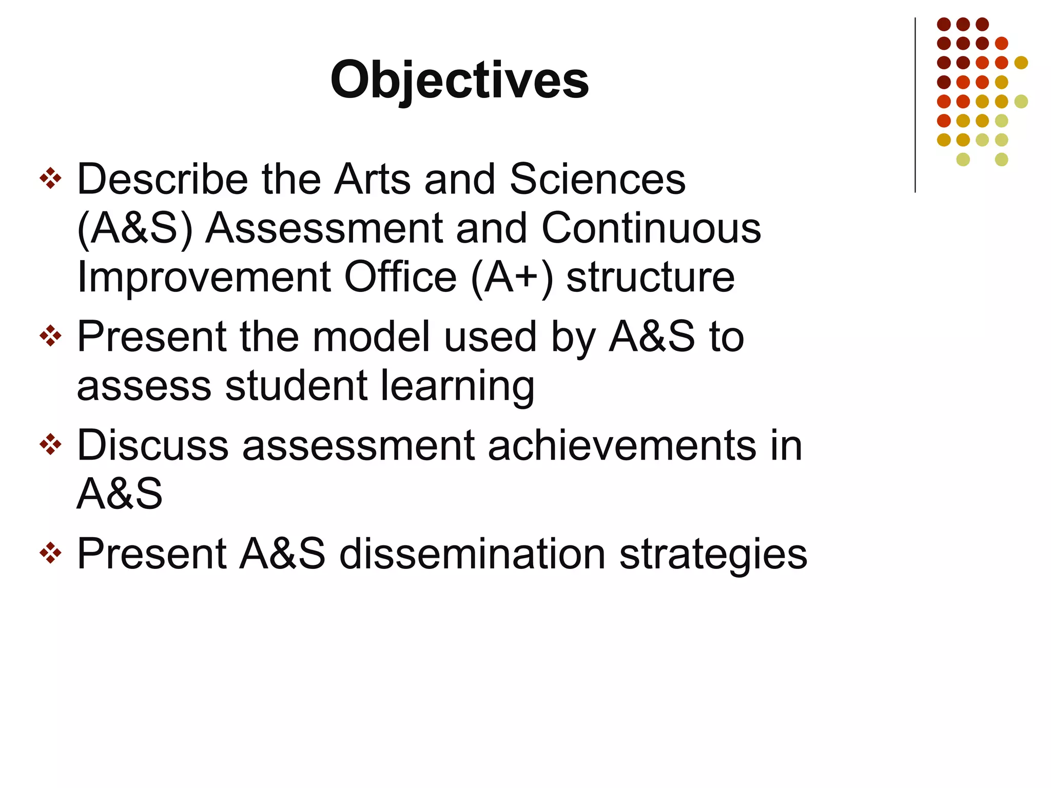 Assessment of Student Learning | PPT