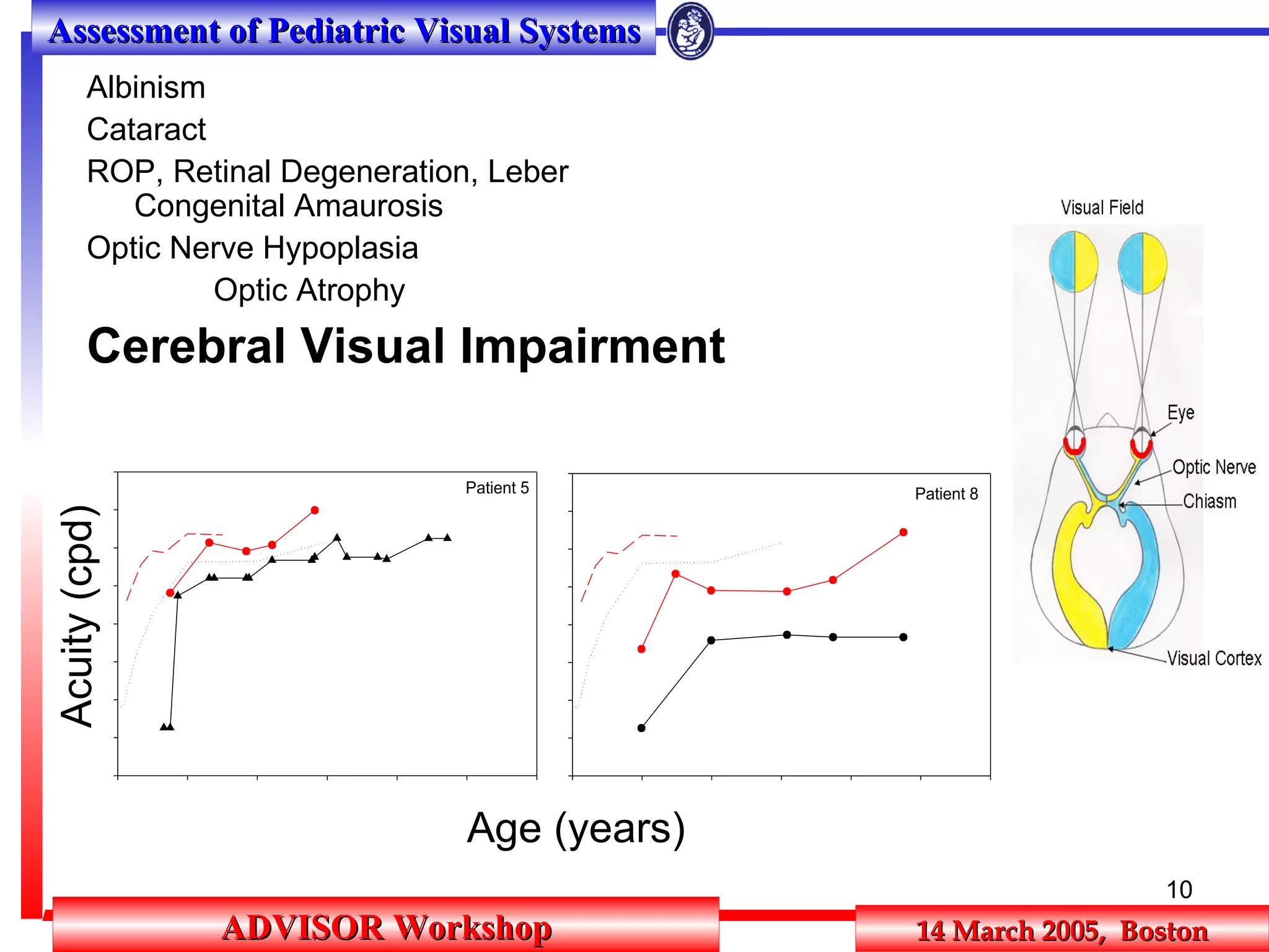 Assessment of the Pediatric Visual System | PPT