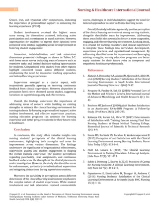 Assessment on the Level of Perception of Clinical Learning Environment among Undergraduate ...