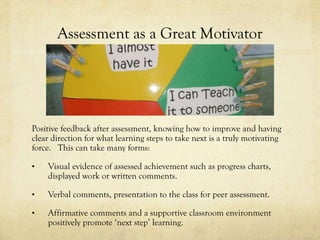 Reflection 5 Assessment for Learning | PPTX