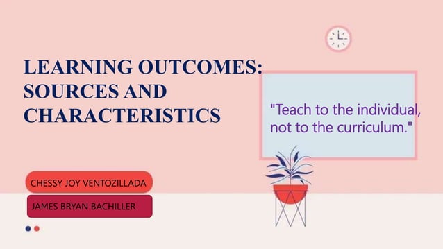 ASSESSMENT IN LEARNING 2- OBJ SOURCE AND CHARACTERISTICS.pptx | Professional School ...