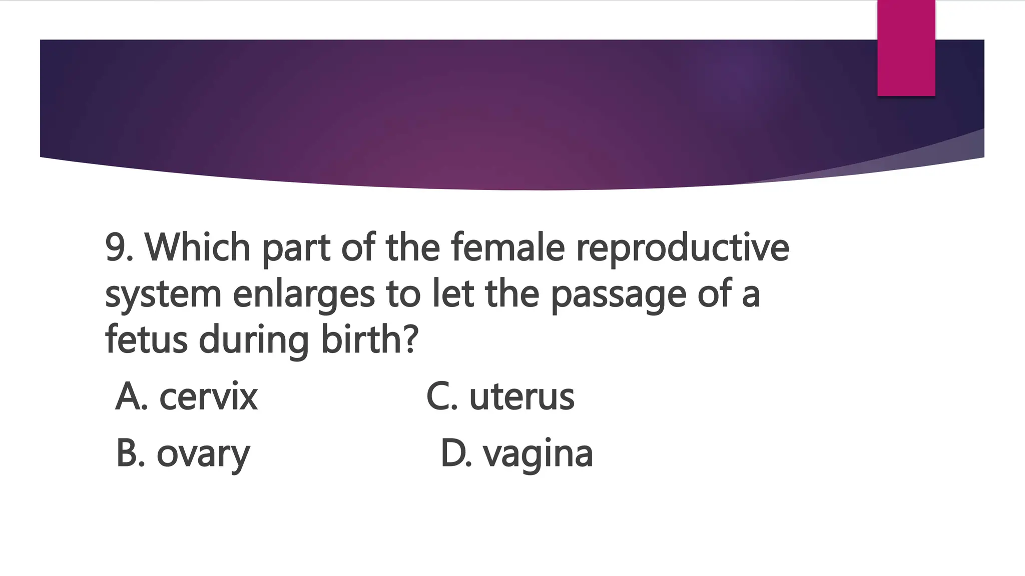 Assessment-Science 5-The Parts of the Reproductive System.pptx