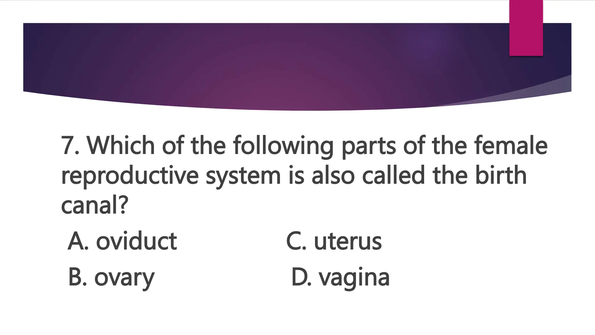 Assessment-Science 5-The Parts of the Reproductive System.pptx