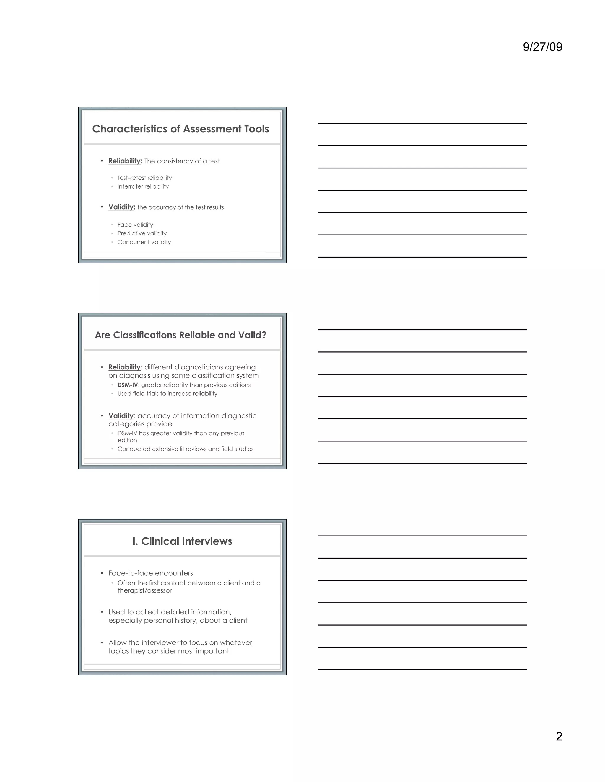 Assessment & Diagnosis | PDF