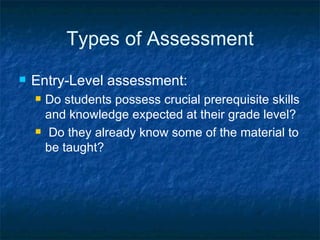 Assessment Summary | PPT