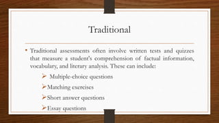 Assessment-Techniques-as-applied-for-Teaching-Literature.pptx