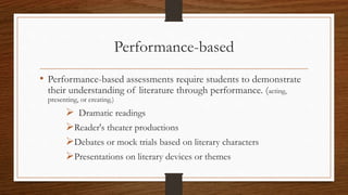 Assessment-Techniques-as-applied-for-Teaching-Literature.pptx