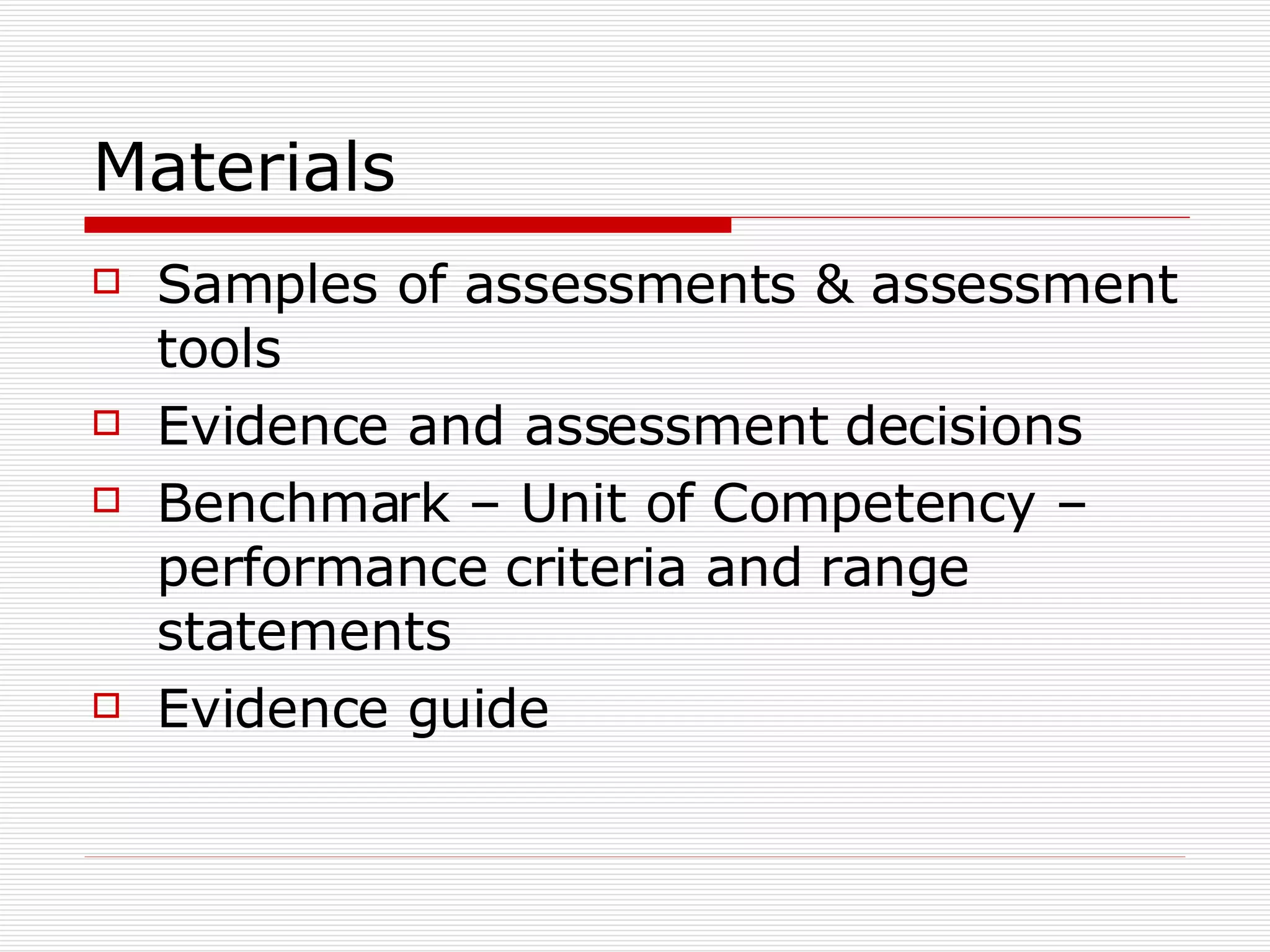 Assessment Validation | PPT