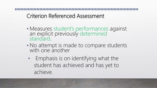 Assessment 1 | PPTX | Educational Assessment | Education
