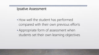 Assessment 1 | PPTX | Educational Assessment | Education