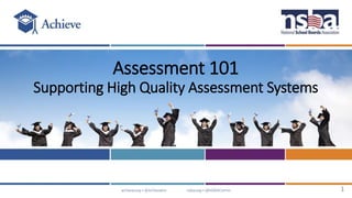 Assessment 101 Parts 1 & 2 | PPTX