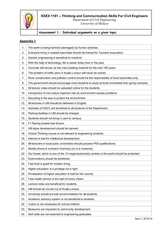 Assessment 1 1415 | PDF