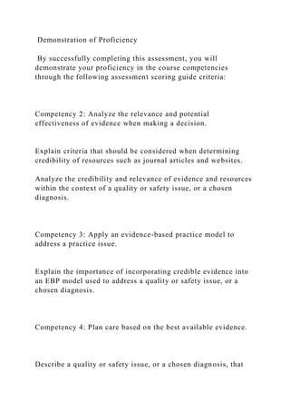 Assessment 2 Instructions Determining the Credibility of Evidence a.docx