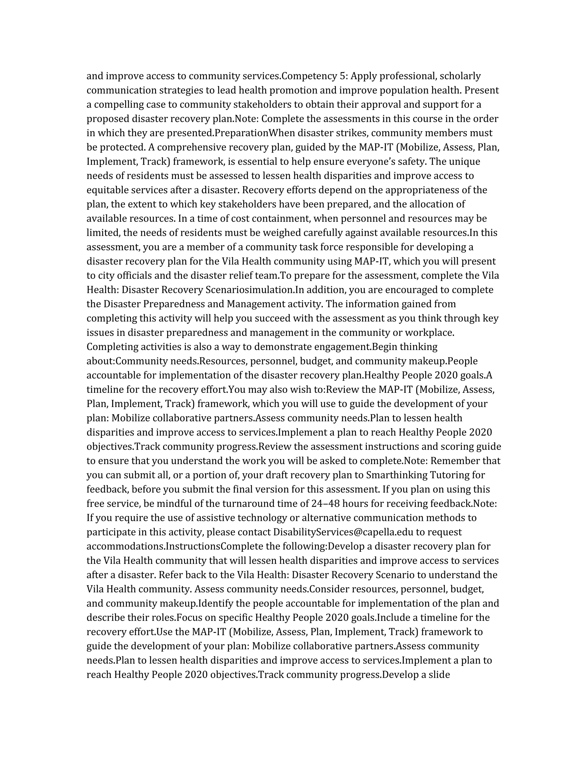 Assessment 3 Disaster Recovery Plan.docx